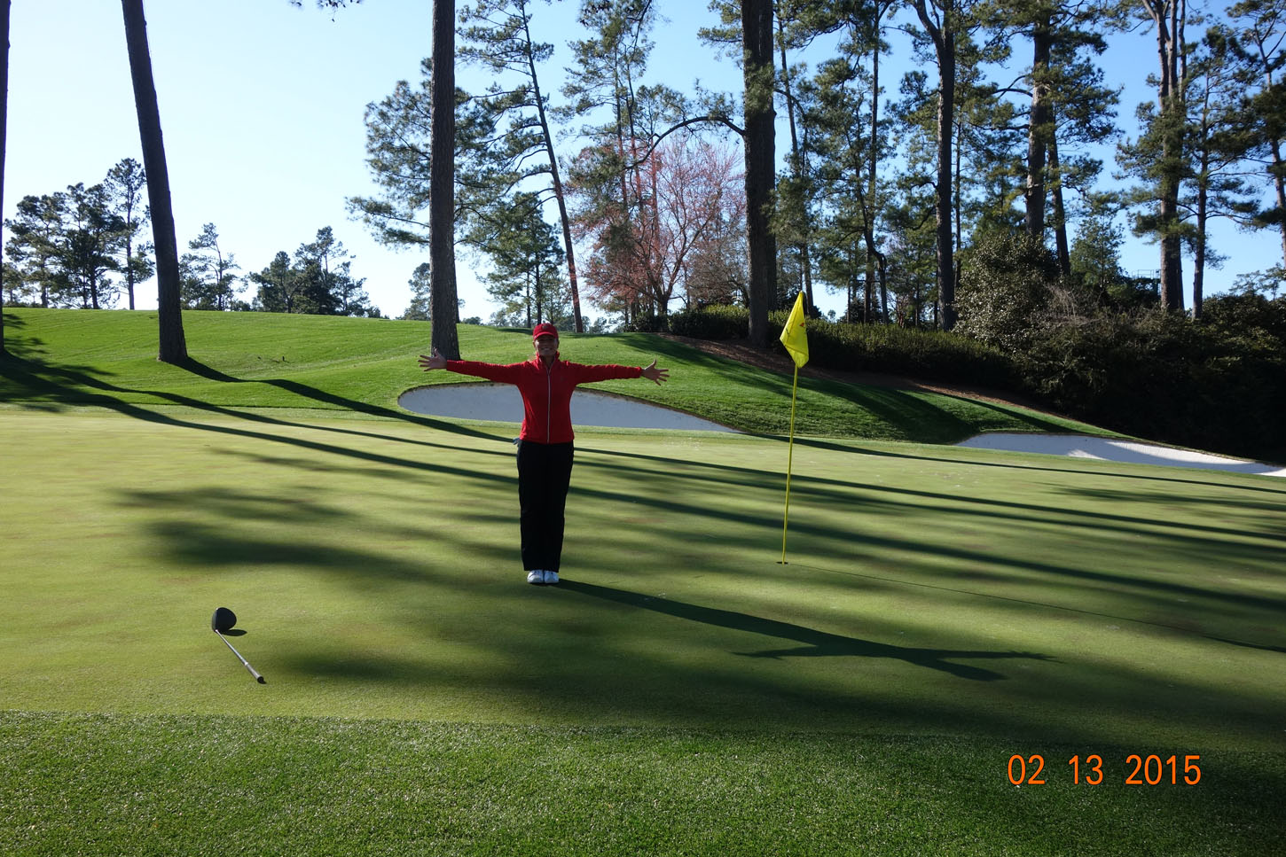 Deb Hutton golf 10th at Augusta National – The Departure Lounge