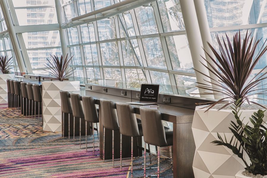 Dazzling Aria Resort & Casino in Las Vegas is hot in the city