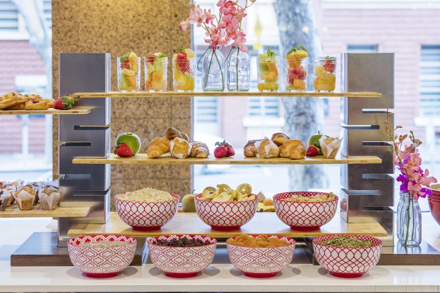 Restaurant Buffet Breakfast Setup 2 – The Departure Lounge